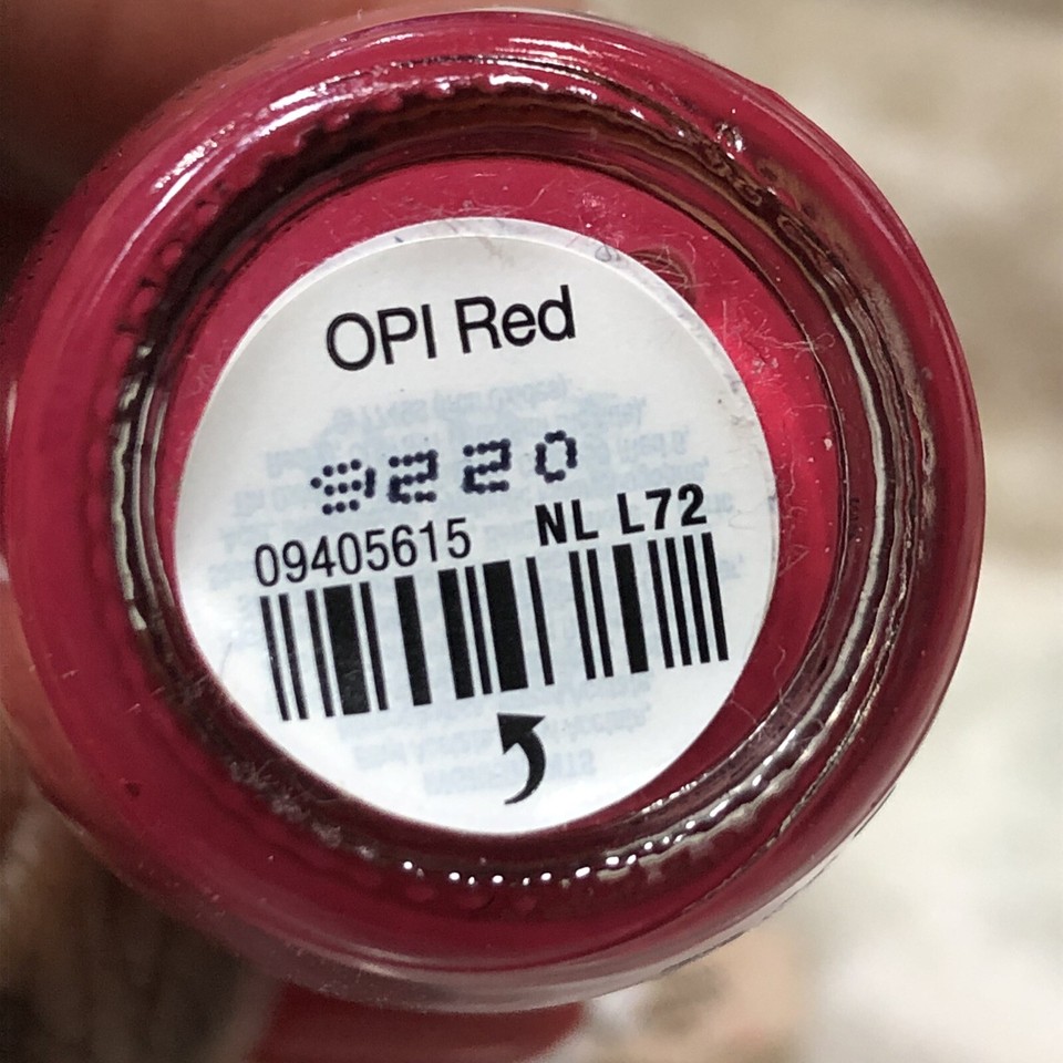 OPI Nail Polish Lacquer Classic Colors - OPI Red L72 15 mL 0.5 oz | eBay