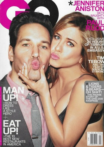 GQ Magazine Jennifer Aniston Paul Rudd Tim Tebow Trey Songz U.S ...