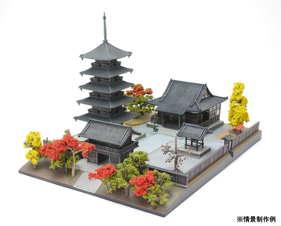 Building Collection Kenkore 029-4 Temple B4 Bell Tower/Roumon Diorama ...