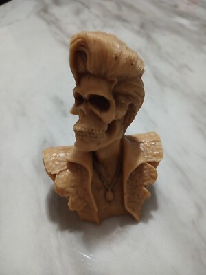 Elvis Presley 4" Skull Zombie Sculpture | eBay