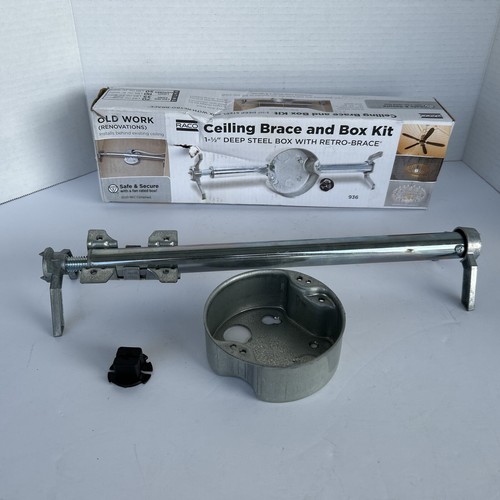 RACO Hubbell 936 Heavy-Duty Steel Retro-Brace And Box Kit 1-1/2 Inch ...