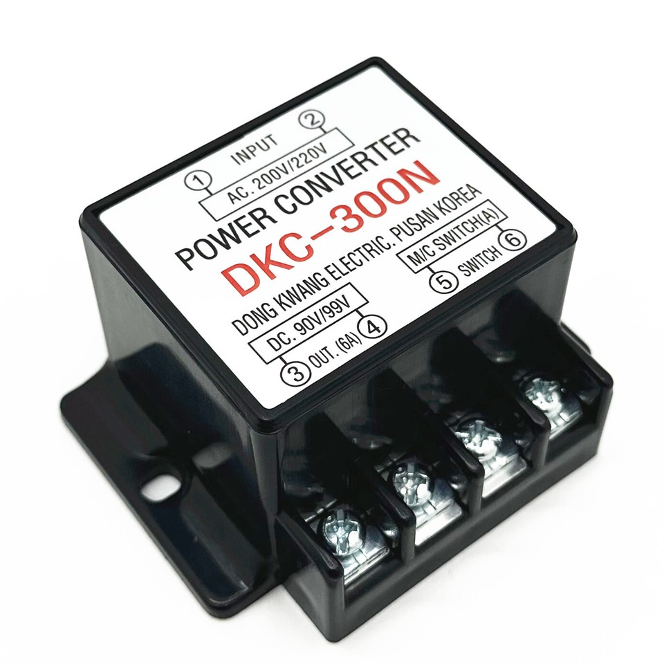 POWER CONVERTOR DKC-300N AC.200V/220V DC.90V/99V PUSAN KOREA half wave ...