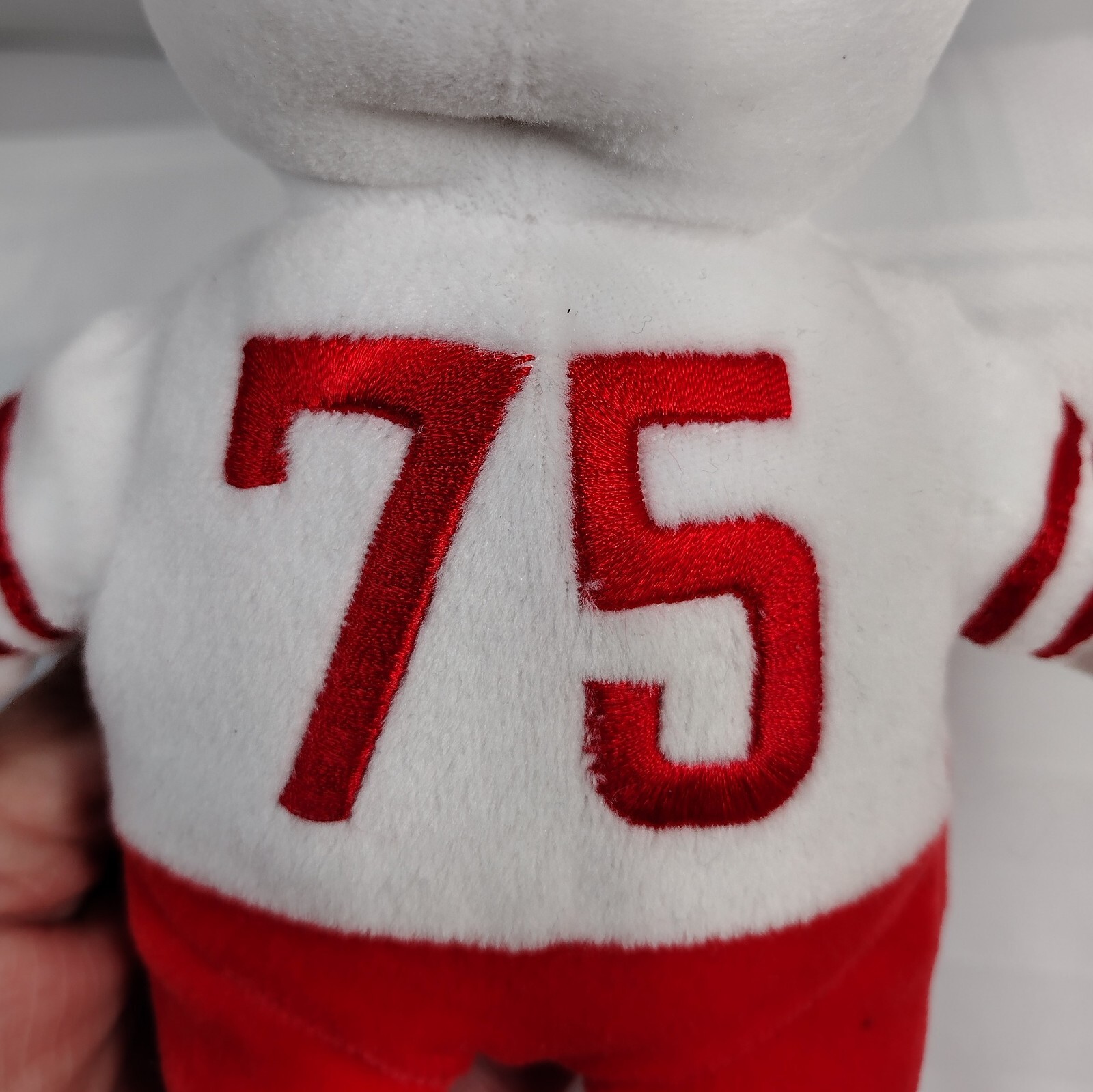 Nebraska Cornhuskers Larry Jacobson Husker Beanie Collectible Bear ...