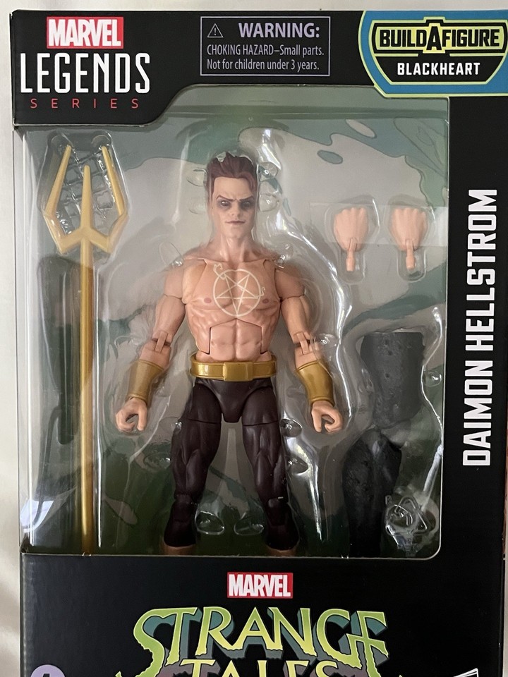 Marvel Legends Daimon Hellstrom Strange Tales Blackheart BAF Wave 6 ...