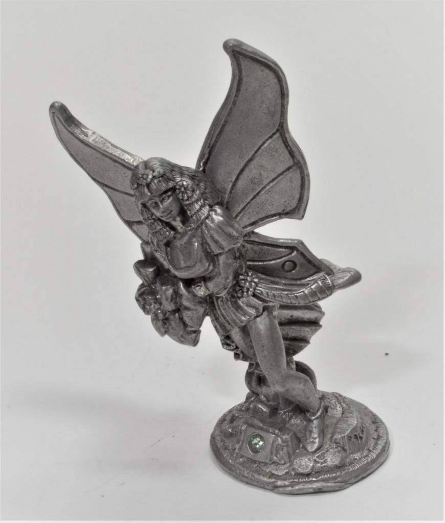 1996 ROBERT RIDOLFI Pewter Birth Month Fairy AUGUST 3"h Miniature ...