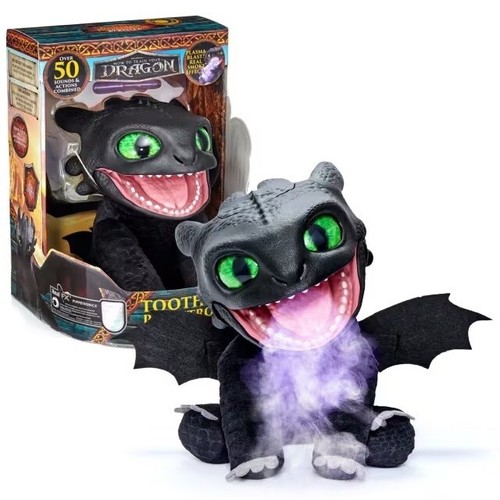 NEW - DreamWorks How To Train Your Dragon: RealFX Toothless Interactive ...