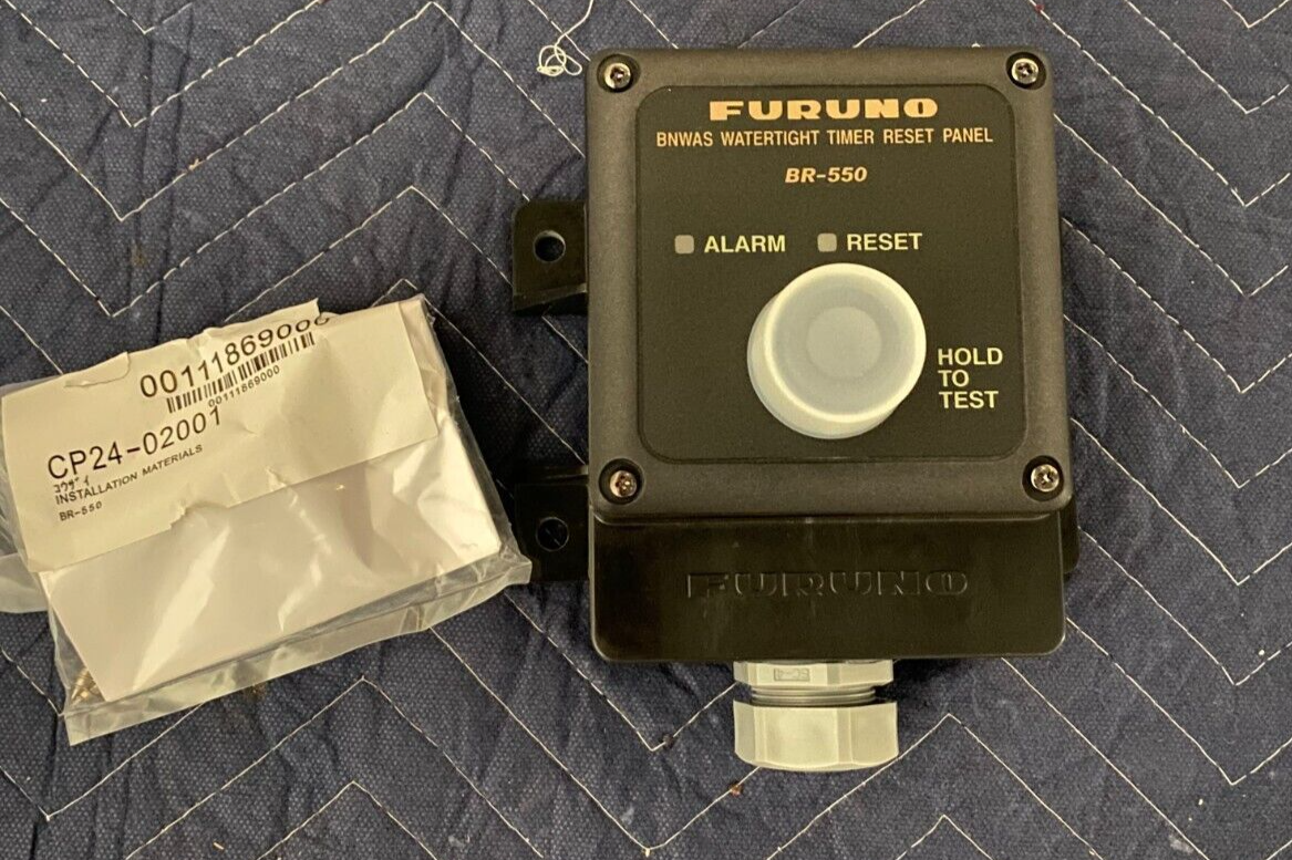 FURUNO BNWAS WATERTIGHT TIMER RESET PANEL BR-550 "" for sale online | eBay