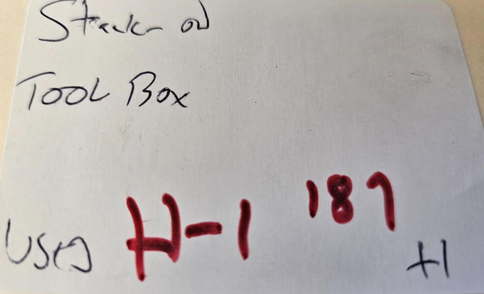 Stack On Tool Box Storage Case Metal Box Handheld Carry on Red USA | eBay