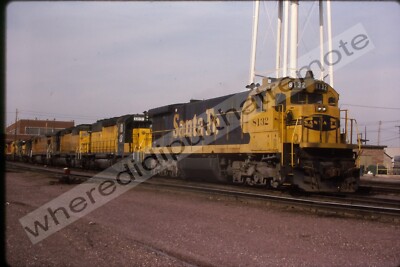 Original Slide Atchison Topeka & Santa Fe ATSF 8132 GE C30-7 Proviso ...