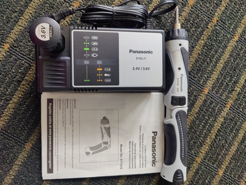 Panasonic EY7410LA2S 3.6V 1.5Ah Li-Ion Cordless Screwdriver Kit | eBay