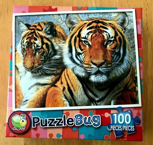 Puzzlebug 100 "MOTHER TIGER AND CUB" NEW PUZZLE! (Age 6+) | eBay