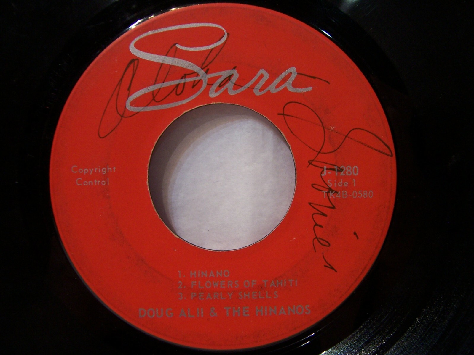 45 RPM 7" DOUG ALII & THE HINANOS 1966 Sara EP Autographed Tested VG | eBay