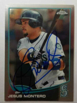 Jesus Montero Autograph Rare Seattle Mariners | eBay