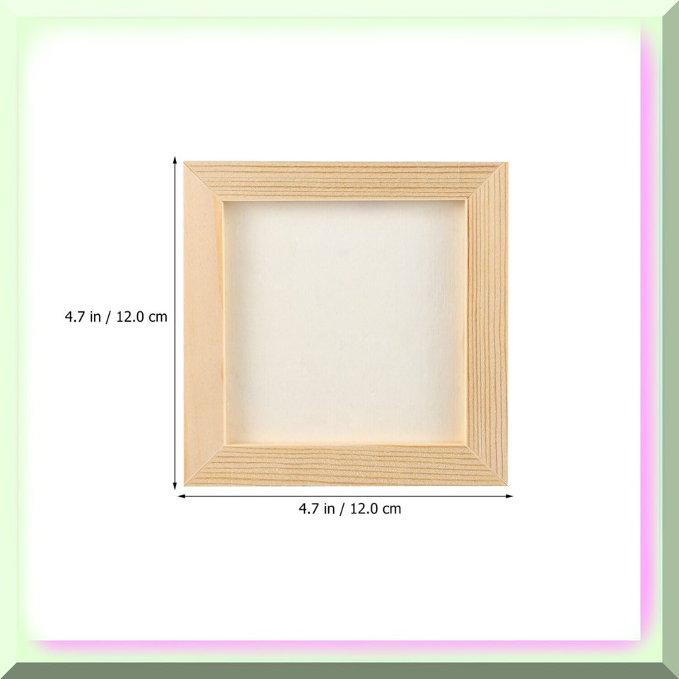 Artistic Wood Frames: 10Pcs DIY Unfinished Picture Frames for Kids ...