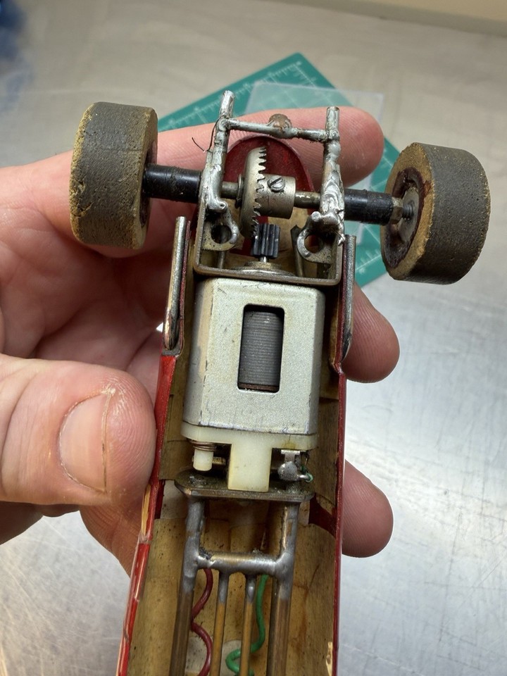 Vintage 1/24 Ferrari F1 Slot Car Tested Works Tube Build Cox Monogram ...