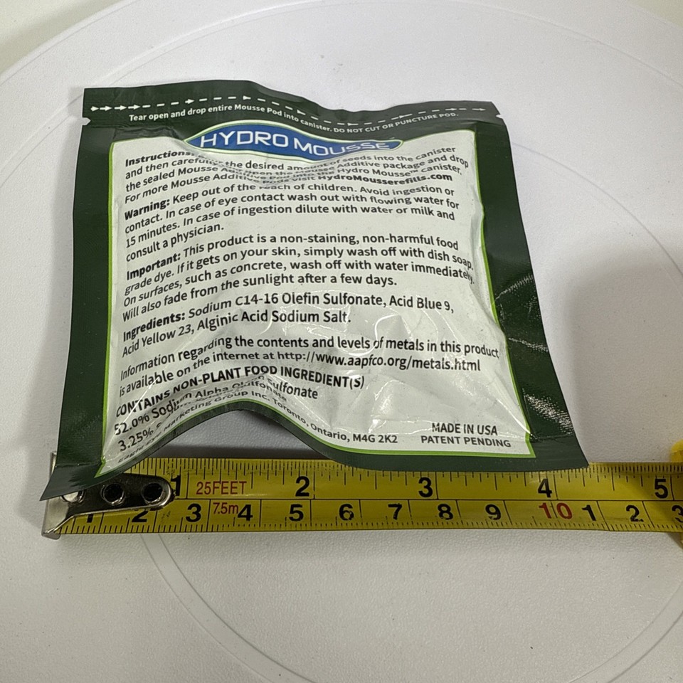 Hydro Mousse Seed Coating Formula Mousse Additive 20g | eBay