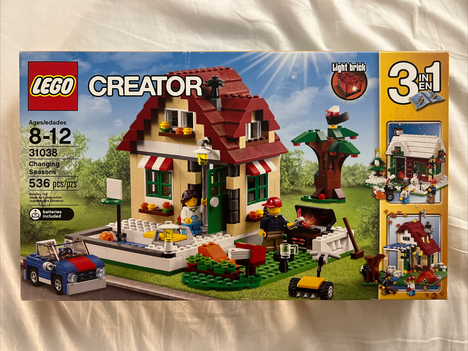 LEGO 31038: CREATOR 3-IN-1 Changing Seasons (New/As Is) - 536 Pieces ...