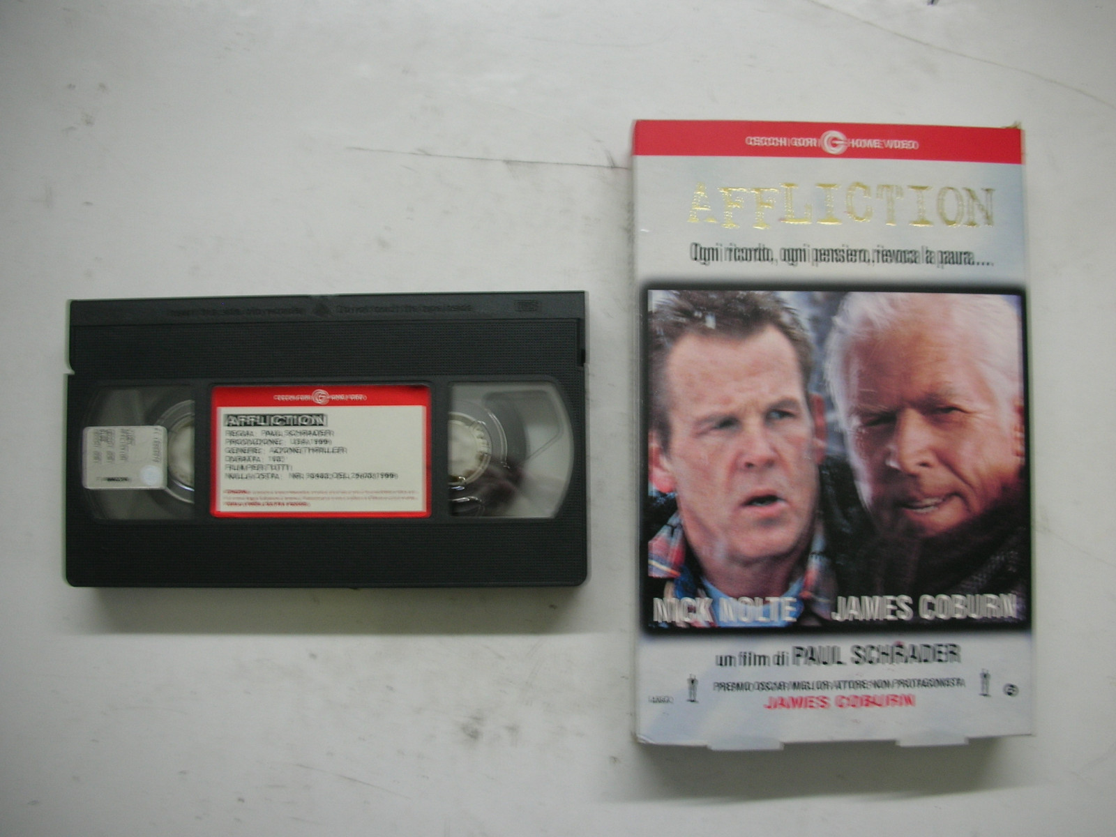 AFFLICTION 1999 VHS Italian | eBay