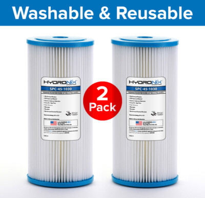 2 PK - R30-BB RS6 FXHSC Compatible Sediment Pleated Water Filter ...