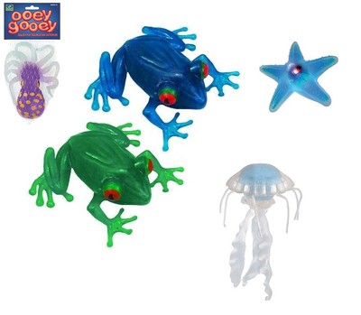 Ooey Gooey Octopus Frog Starfish Jellyfish Squishy Toys Fun Sensory ...