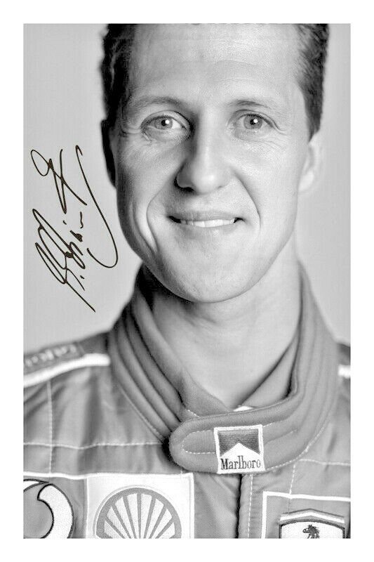 Michael Schumacher Signed A4 Photo Print Autograph Formula 1 World ...
