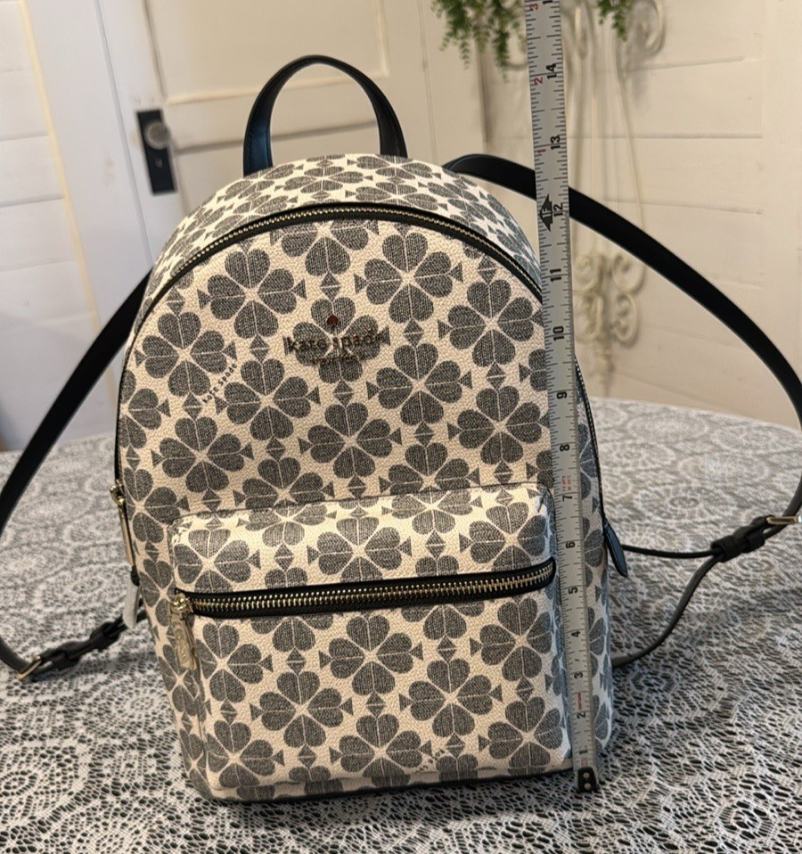 Kate Spade Geometric Backpack Travel Bag Book Bag NWT Adjustable Straps ...