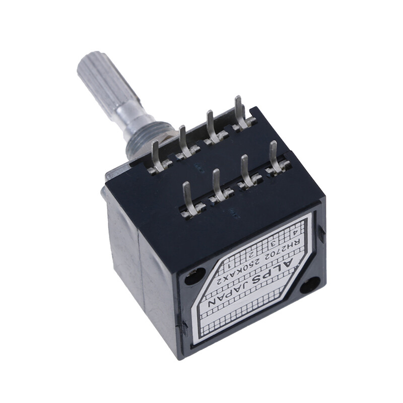 1Pc potentiometer 250K log alps audio amp volume control pot stereo w ...