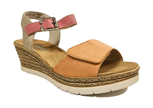 Rieker Wedge Sandals Womens Holiday Shop Summer Fashion Sandals Size 3 ...