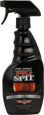 PIG SPIT Detailer 16 oz Fast Spray Bottle for Car & Motorcycle Cleaning ...