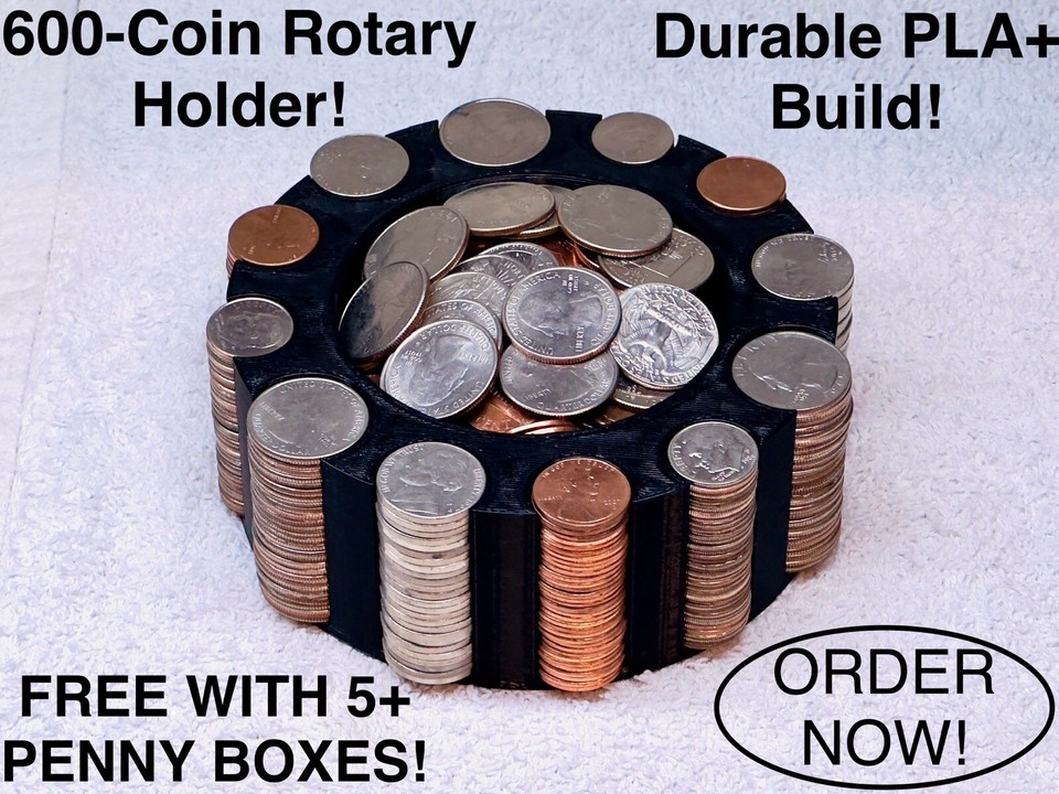 1 $25 Box of Bank-Sealed Lincoln Penny Rolls w/ Wheat, Memorial ...