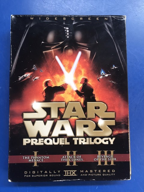 Star Wars Prequel Trilogy 6 DVD Set THX Digitally Mastered 6-Disc Set ...