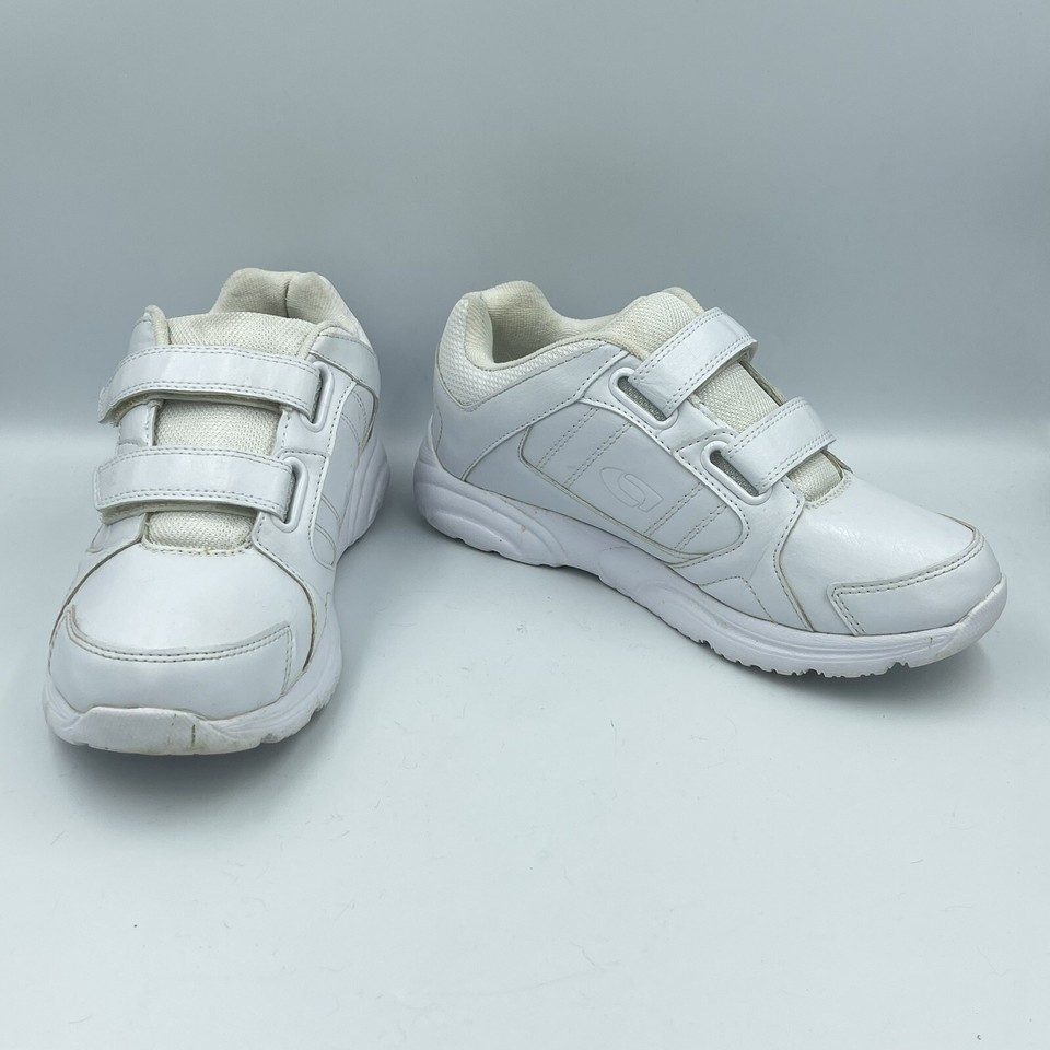 CROSS TREKKERS White Mens sz 7.5W Shoes Double Strap hook and loop ...