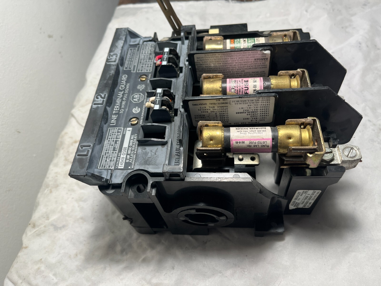 Allen Bradley 1494V-DS60 Flanged Disconnect | eBay