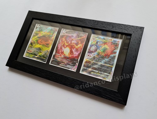 Black 3 Trading Card Frame for TCG, Pokemon, Yu-Gi-Oh!, MTG, Sports ...
