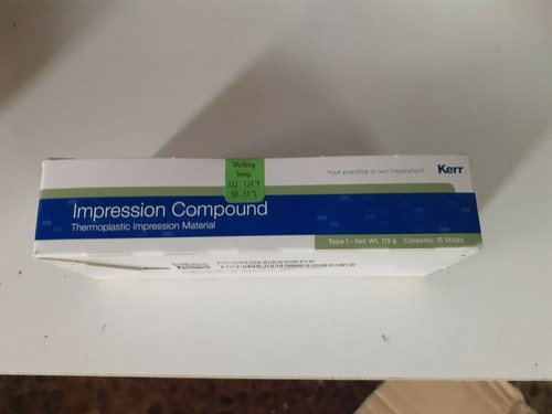Dental Kerr Impression Compound: Green - 15 Sticks | eBay