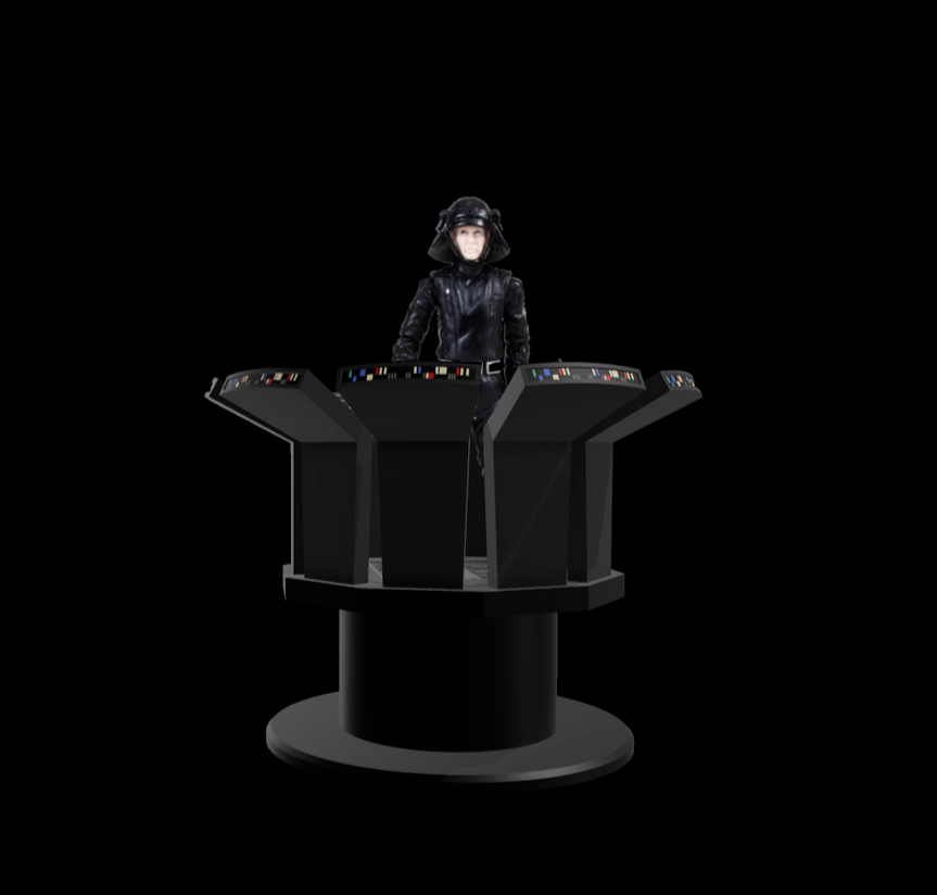 Death Star Overbridge Control Console for 3.75 IN FIGURE DIORAMA | eBay
