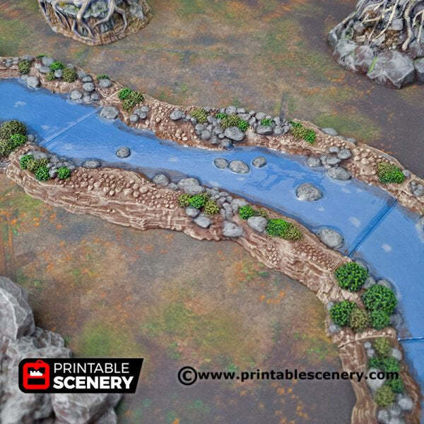 Wild Rivers - Shadowfey Wilds 15mm 20mm 28mm 32mm 37mm Wargaming ...