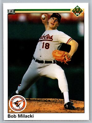 Bob Milacki 1990 Upper Deck BASEBALL #635 Baltimore Orioles | eBay