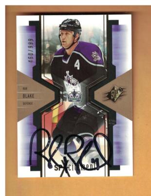 ROB BLAKE AUTOGRAPHED 2006-07 UPPER DECK SPx CARD SIGNED LOS ANGELES ...
