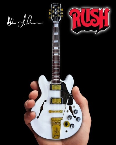 Alex Lifeson - Axe Heaven Alex Lifeson Gibson ES-355 Alpine White Mini ...