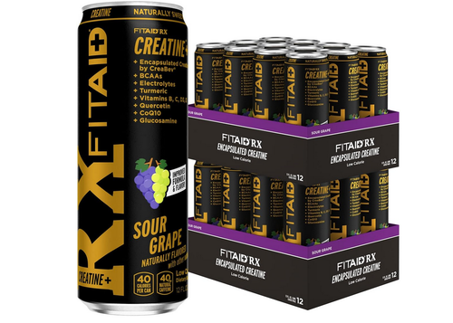 FITAID RX Recovery Blend Plus Creatine, BCAAs, Glucosamine, 12 Fl Oz ...