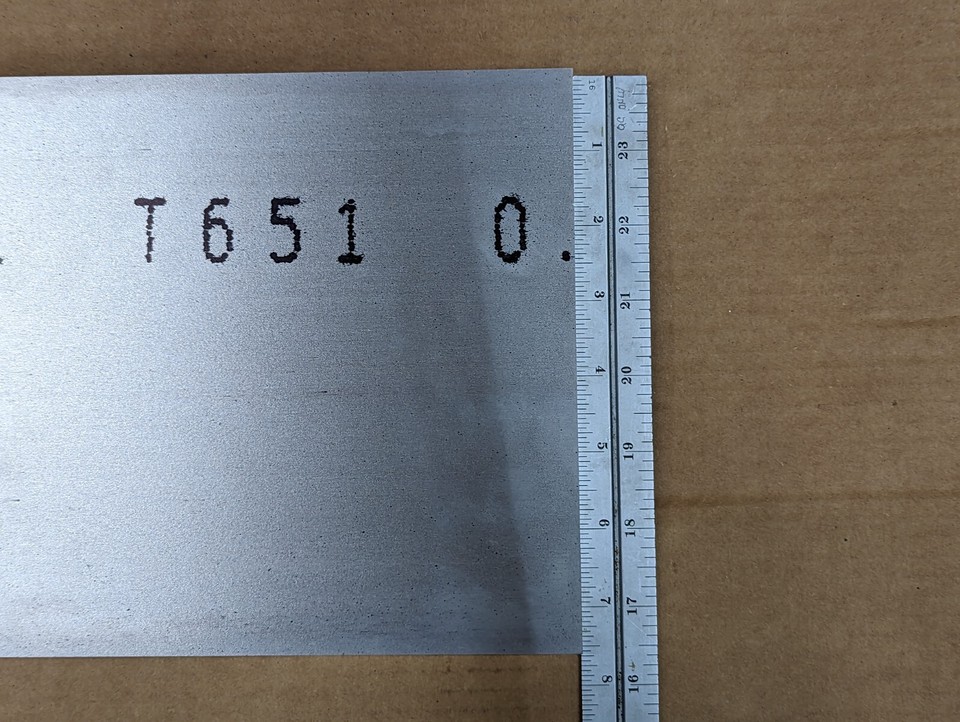 6061 Aluminum Flat Bar, 1/2" x 7.5" x 14" long, Solid Stock, Plate ...