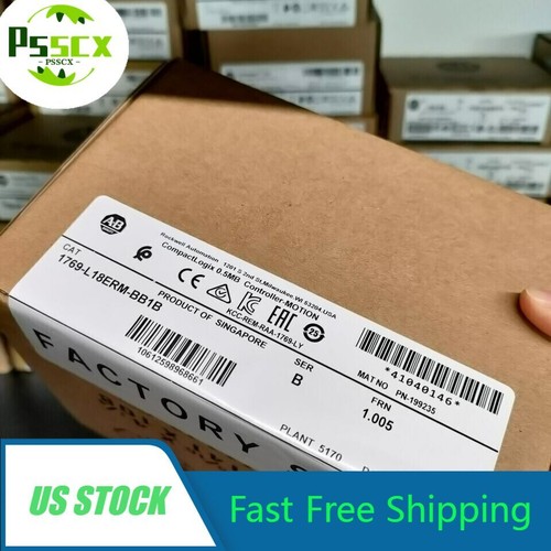 1769-L18ERM-BB1B AB Factory Sealed CompactLogix L18 512KB Ctlr-Motion ...