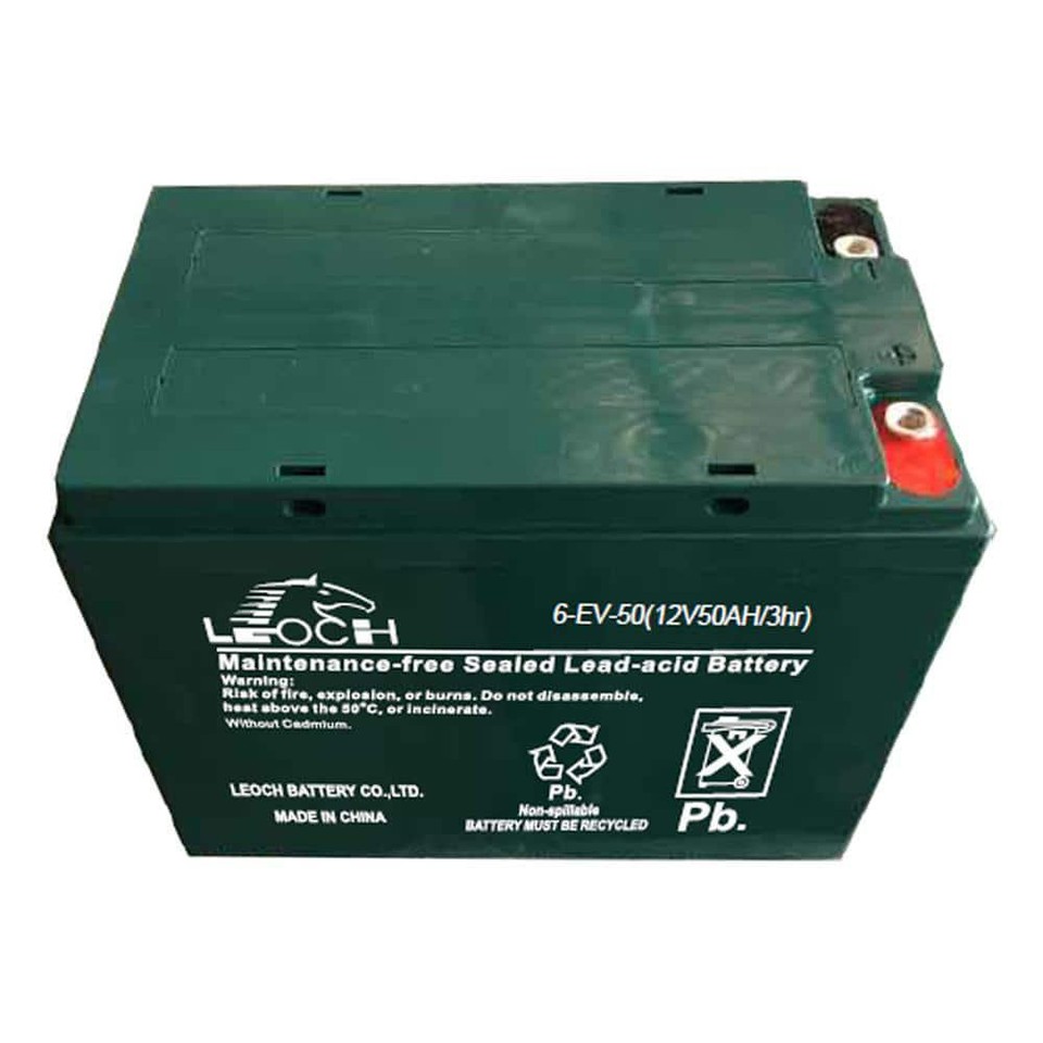 Leoch 50Ah 12-Volt Sealed Lead Acid Battery Lower Self-Discharge For ...