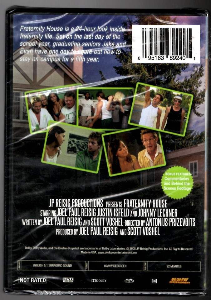 FRATERNITY HOUSE DVD College Life | eBay