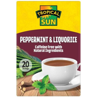 Tropical Sun Peppermint & Liquorice Tea - 20 Bags | eBay UK