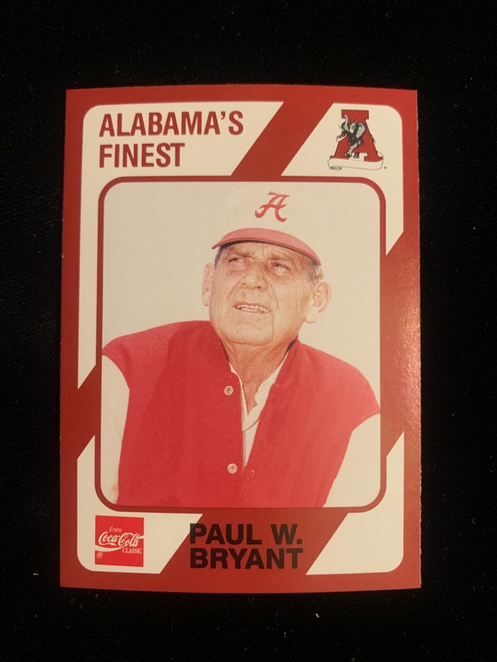 1989 Collegiate Collection ALABAMA CRIMSON TIDE singles - choose from ...