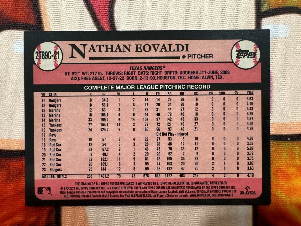 2024 Topps Baseball Chrome Series 2 Silver Pack GOLD 37/50 AUTO Nathan ...