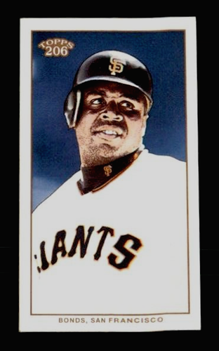Barry Bonds 2002 Topps 206 "Piedmont Black" Mini #238B BV $12 | eBay
