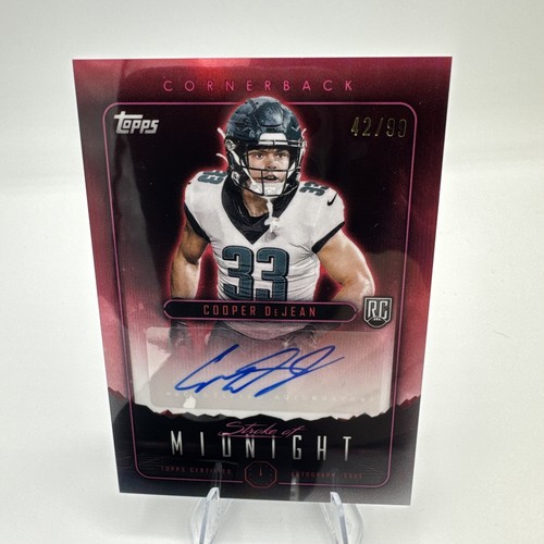 2024 Topps Midnight Cooper DeJean /99 Pink Stroke Of Midnight Auto Rc ...